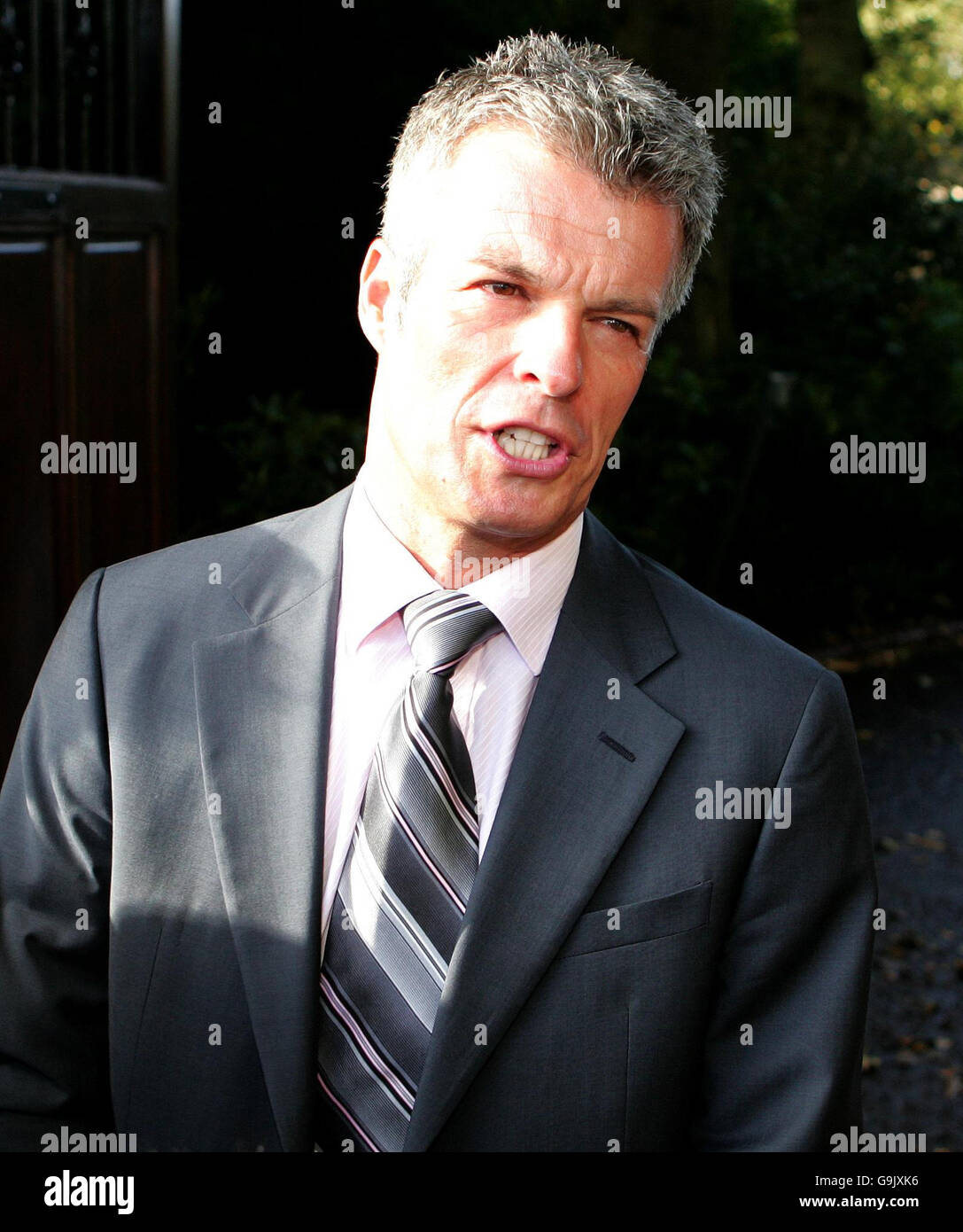 Celebrity lawyer Nick Freeman outside his home in Mere, Cheshire ...