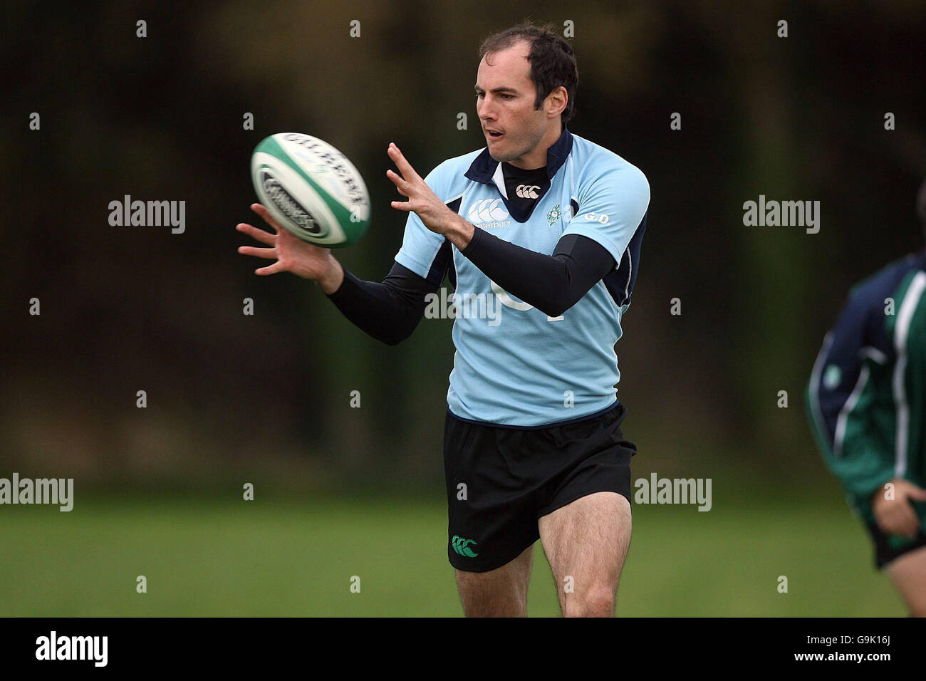Rugby union ireland training st gerards school bray hi-res stock ...