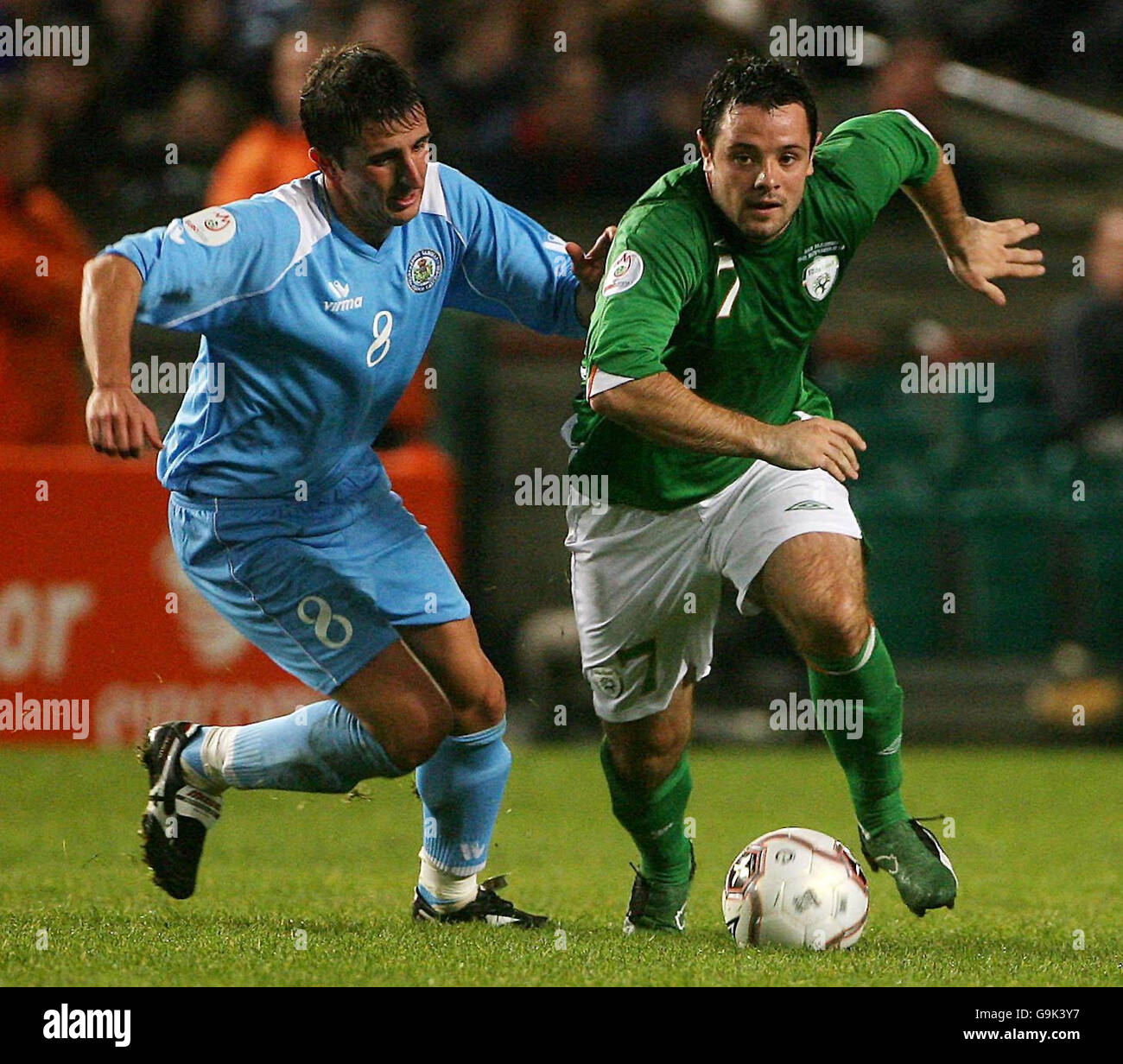 Soccer - Euro 2008 qualifying - Republic of Ireland v San Marino ...