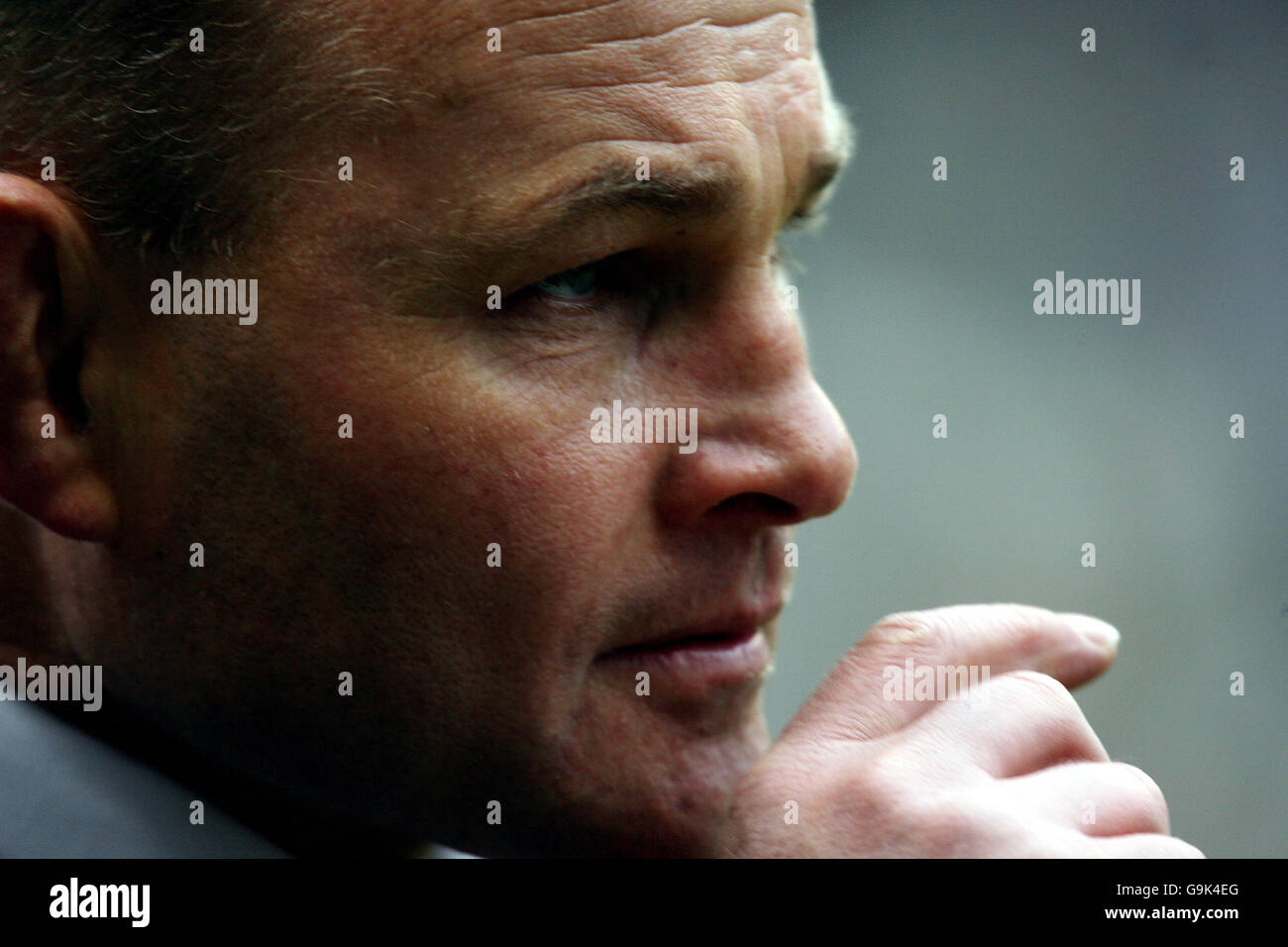 England rugby international coach andy robinson hi-res stock ...