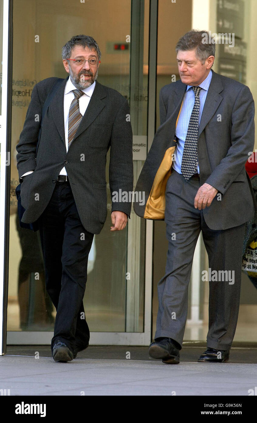 Left to right: Alex Goldfarb one of Alexander Litvinenko friends with ...