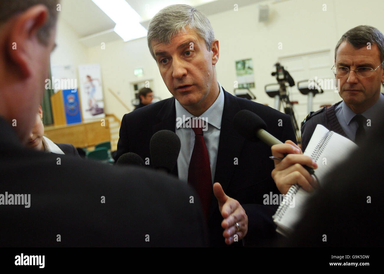 The Under Secretary for Defence Derek Twigg meets the press at the ...