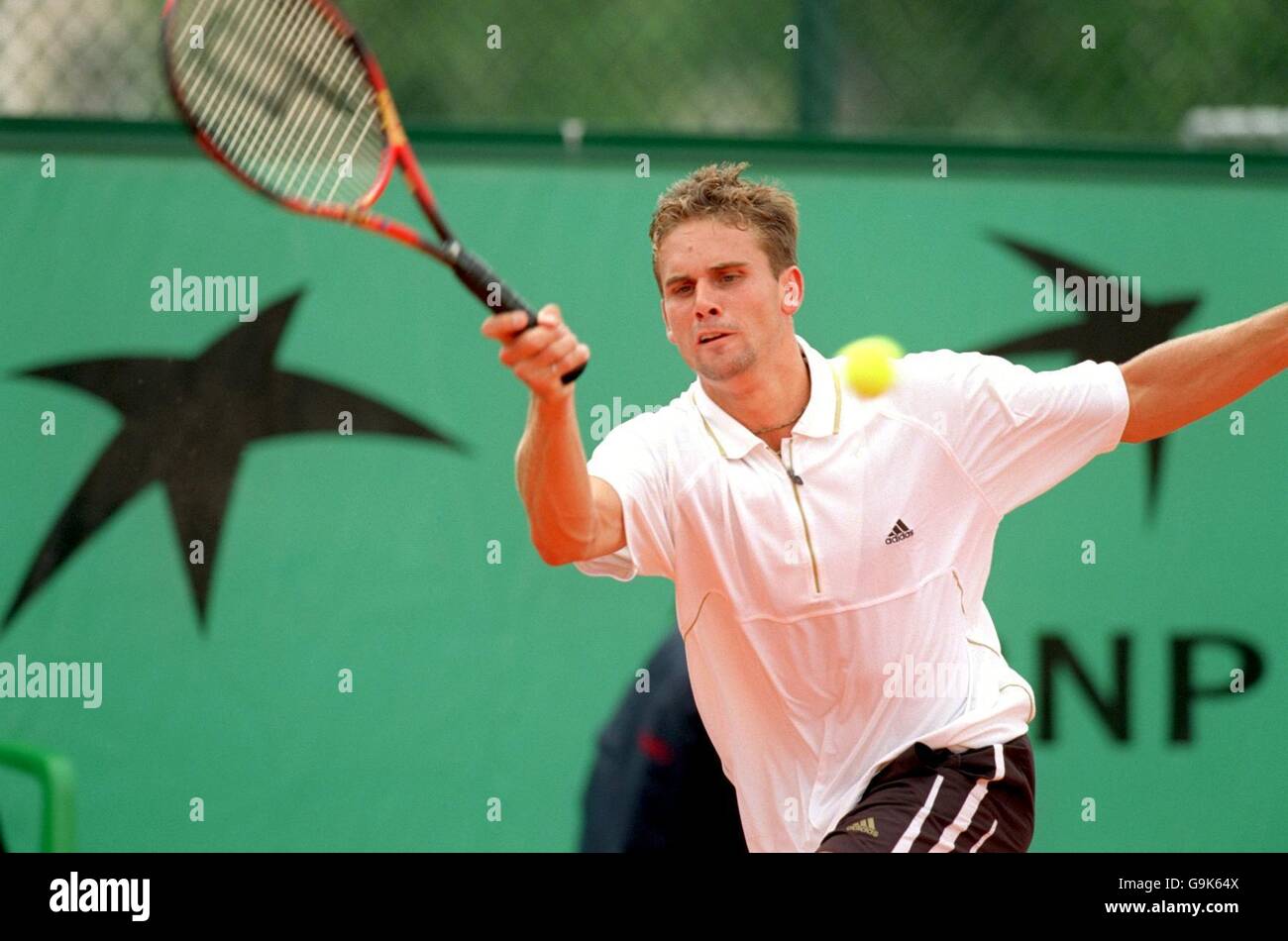 Tennis, French Open, First Round. Jan-Michael Gambill in action against ...
