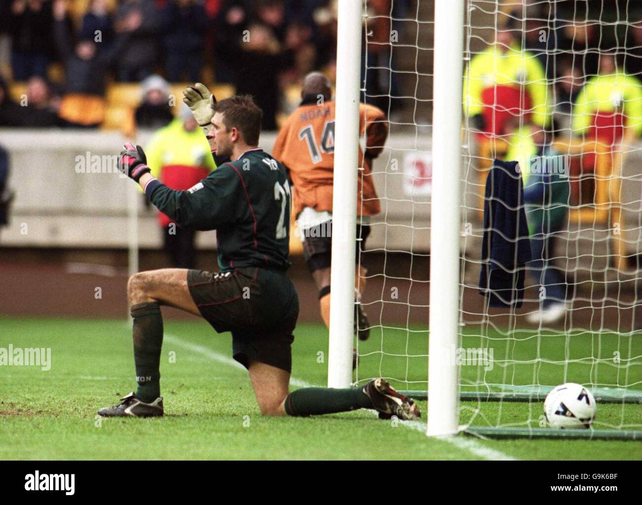 Wolverhampton Wanderers' George Ndah celebrates after scoring the ...