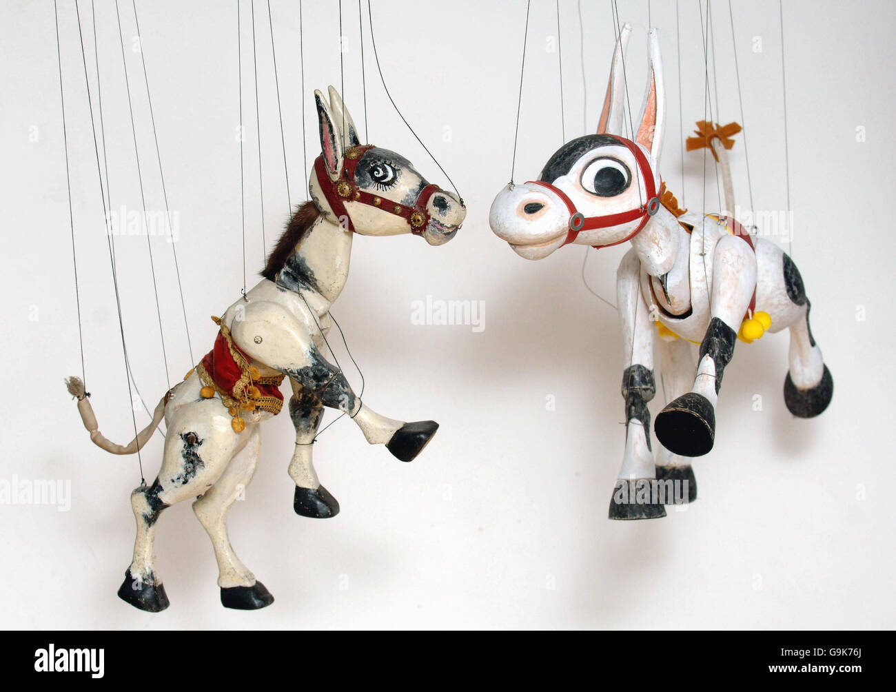 Puppeteer Ronnie Le Drew with the new Muffin the Mule puppet, left, and ...