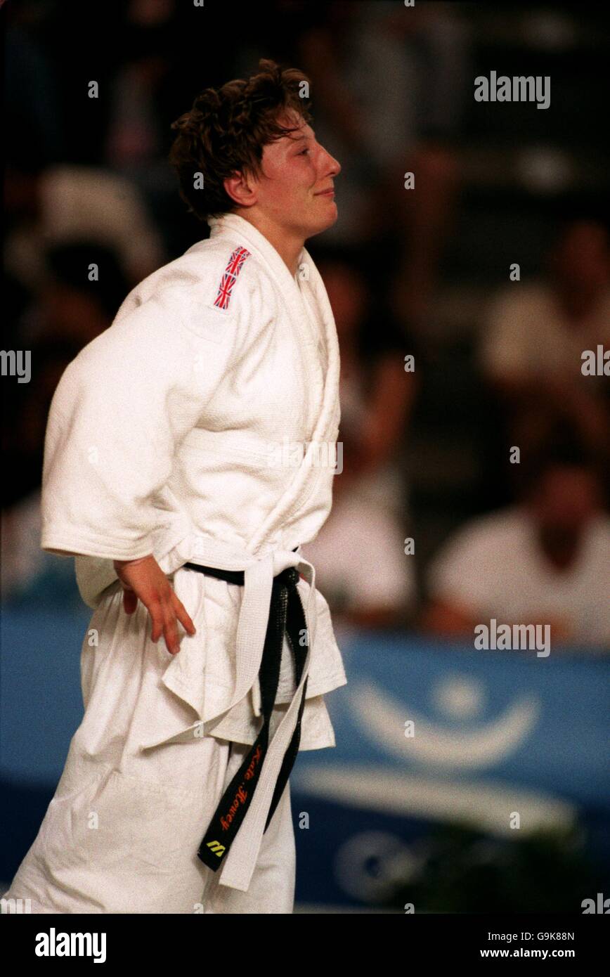 Kate howey gbr cries after winning the bronze medal hi-res stock ...