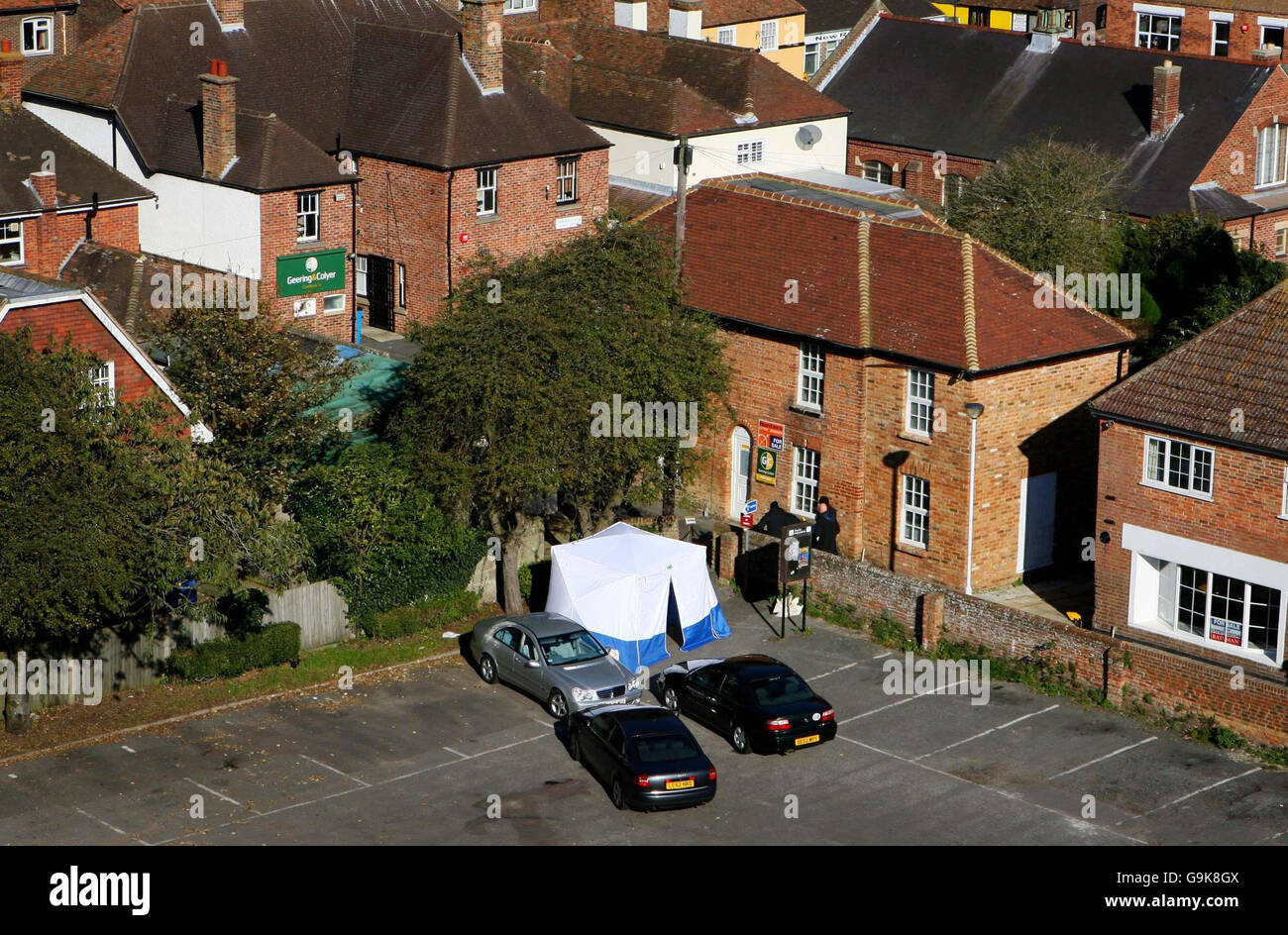 The scene in New Romney, Kent, where police shot a man as they ...
