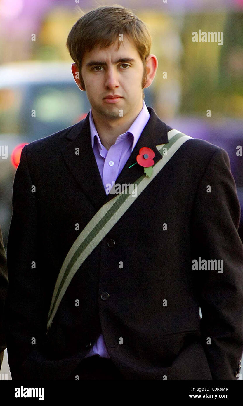 Jonathan Hagan (22) arrives at Nottingham Crown Court, where he is due ...