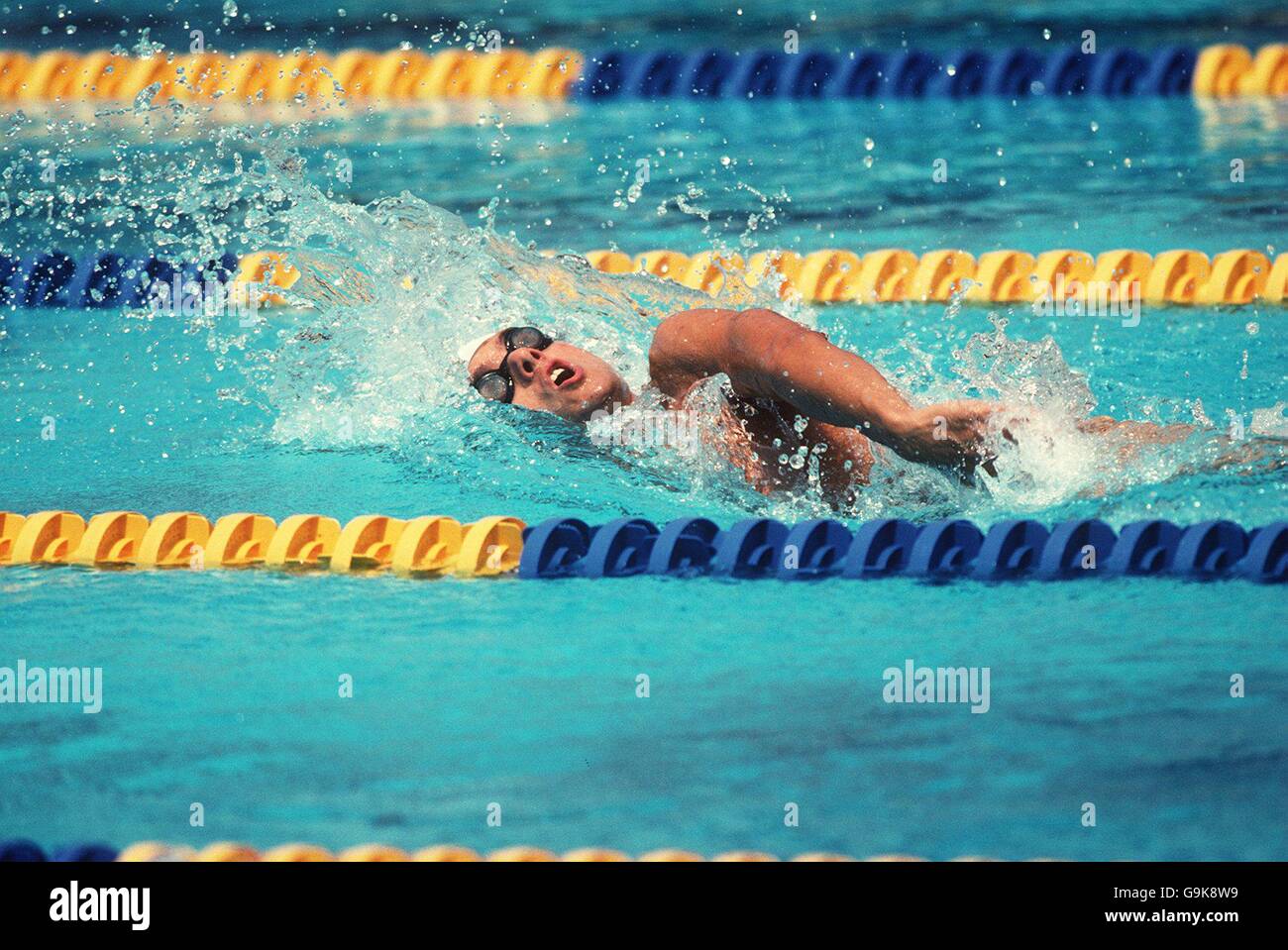 BARCELONA OLYMPICS SWIMMING. KIEREN PERKINS (AUS) 400M FREESTYLE FINAL ...