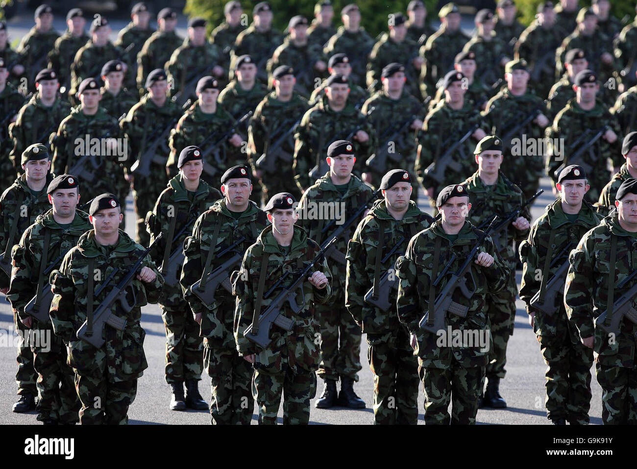 96th Infantry Battalion prepare for Liberia Stock Photo - Alamy