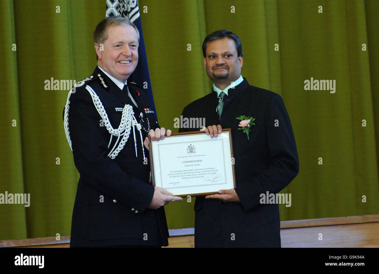 Metropolitan Police Service Commissioner Commendation Ceremony Stock ...