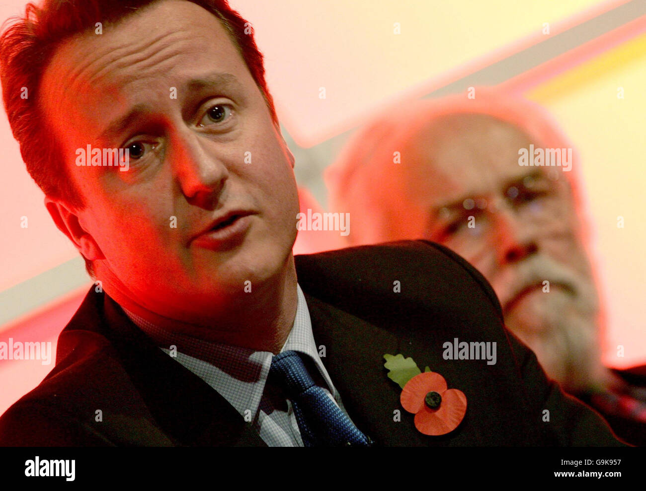 Rod Morgan, Chairman of the Youth Justice Board (YJB) looks-on as ...