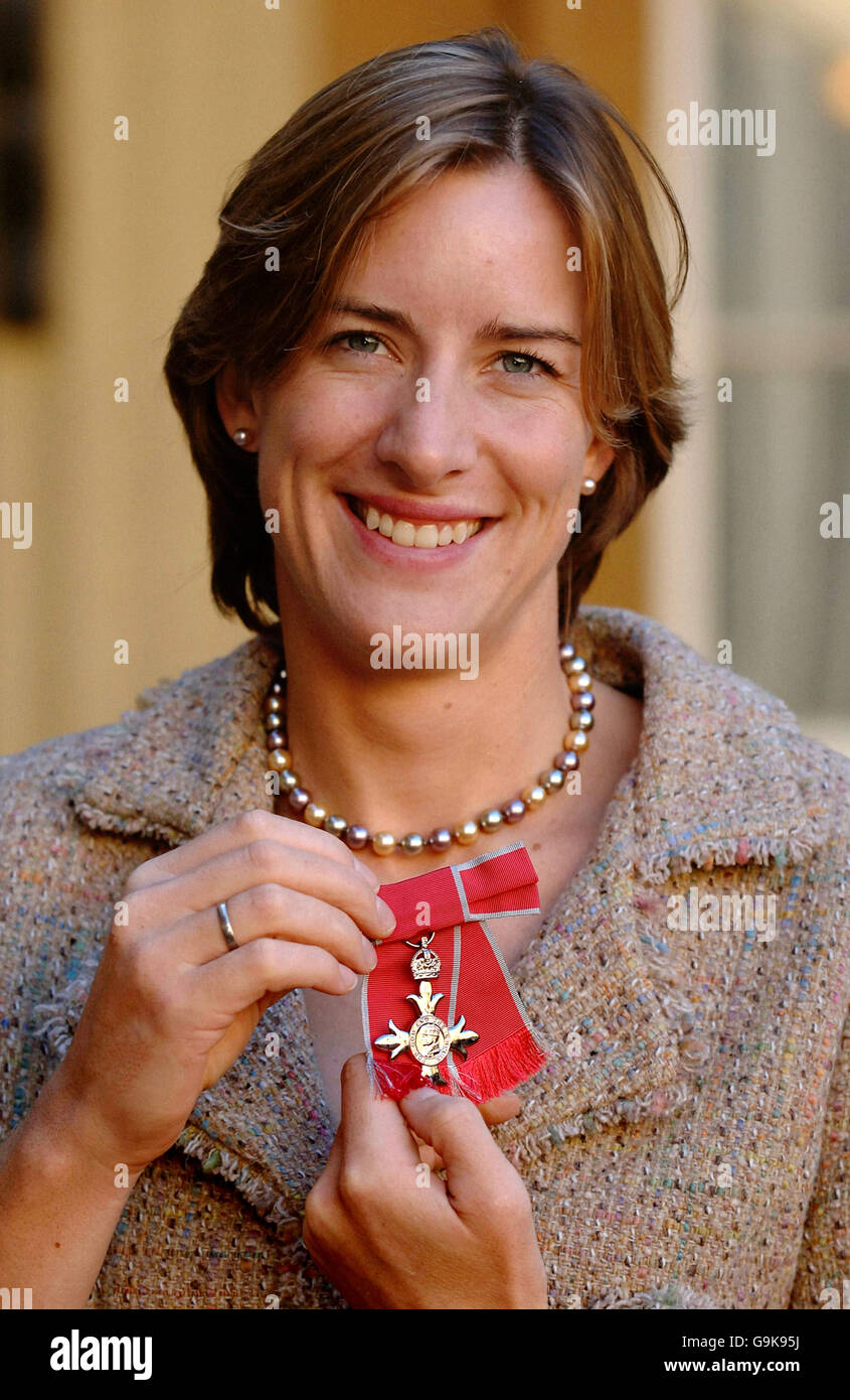 British Olympic silver medallist rower Katherine Grainger from Aberdeen ...