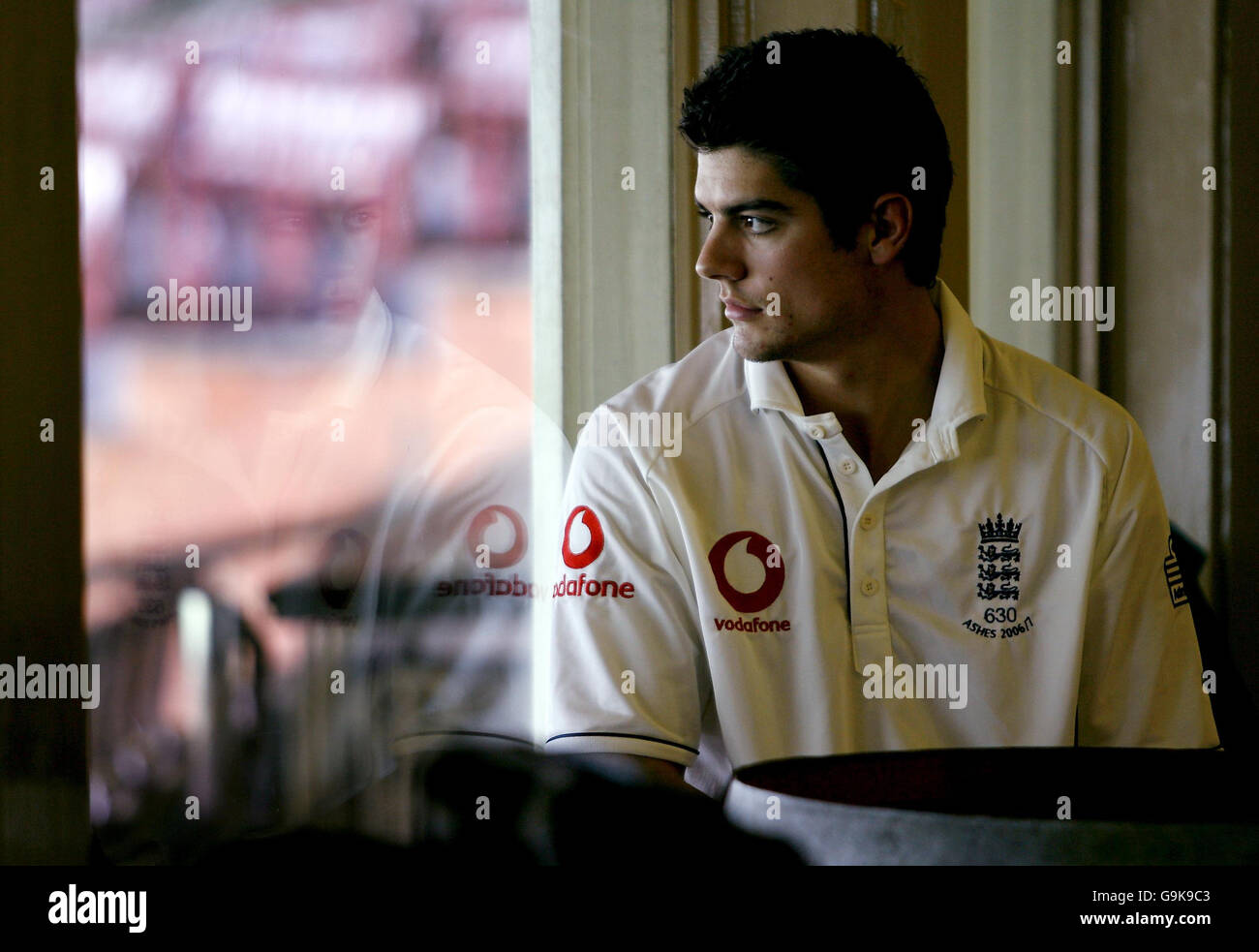 England batsman Alastair Cook during a press conference at Sydney ...