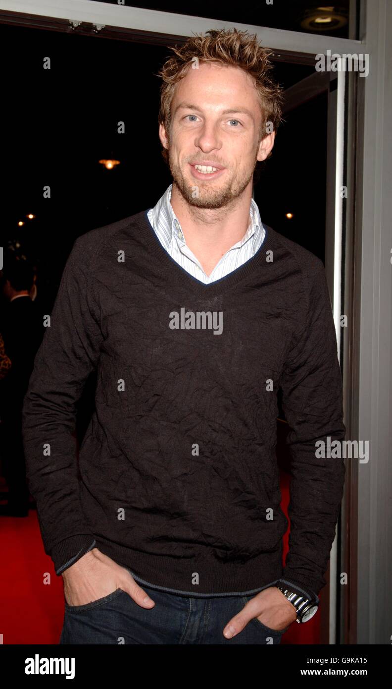 Jenson Button at the The Prestige UK premiere at the Odeon West End in ...