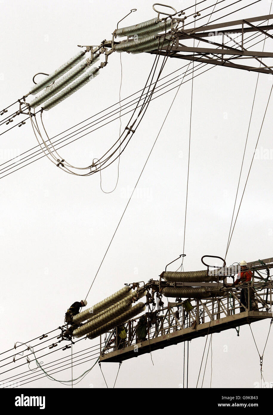 Linesman Erectors carry out the refurbishment of the Denny to ...