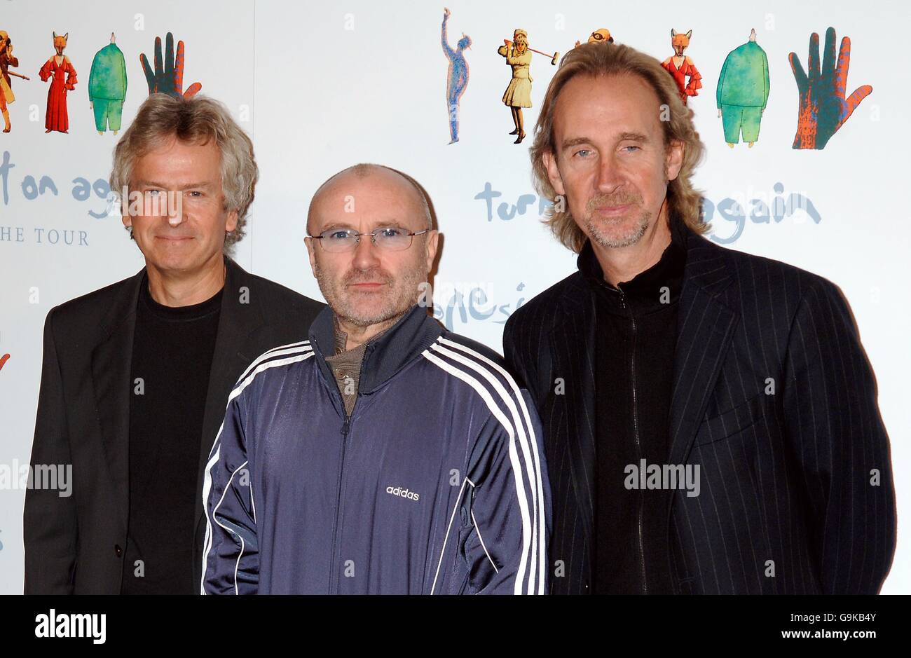 Genesis - (from left to right) Tony Banks, Phil Collins and Mike ...