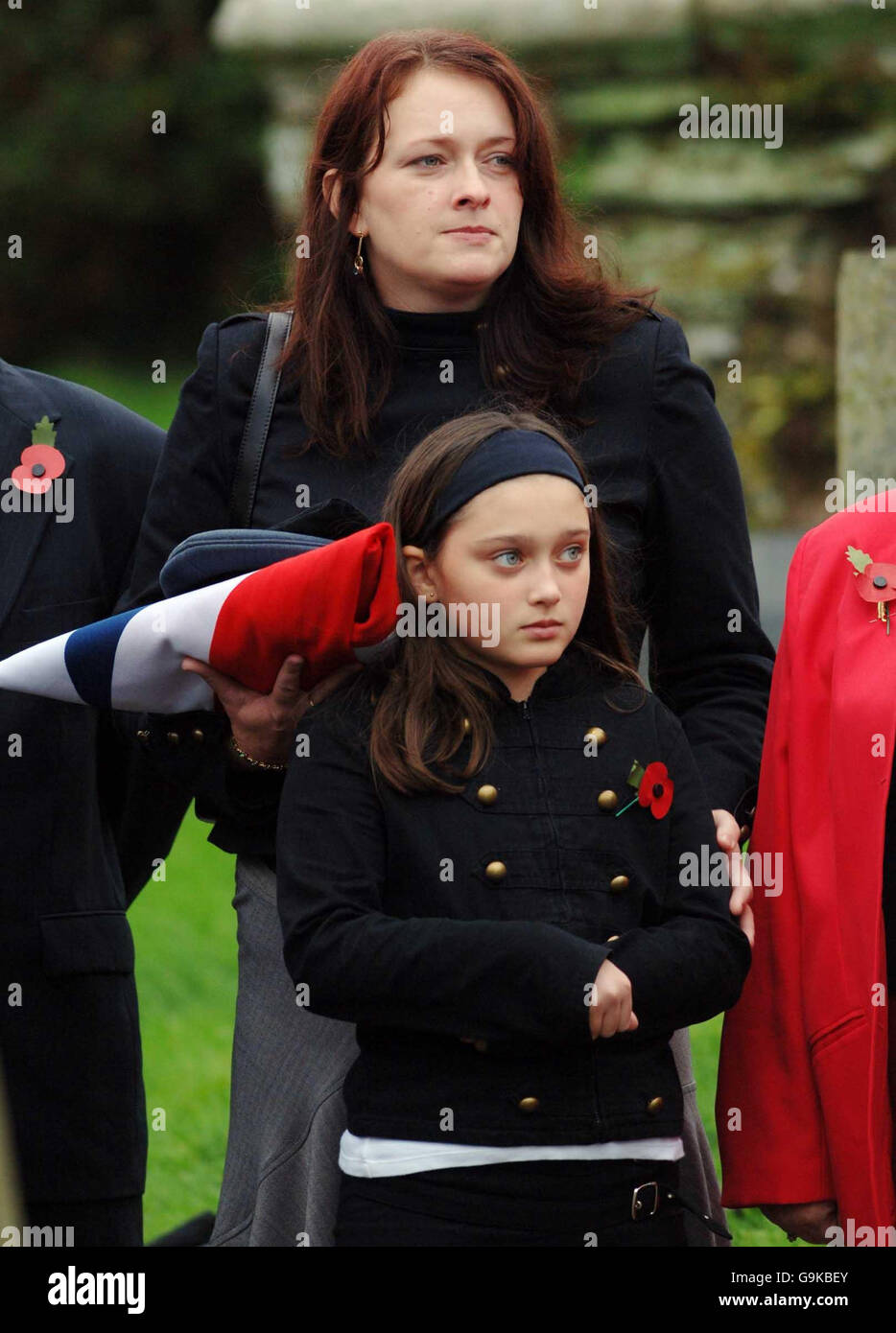 Funeral of Ft Lt Gareth Nicholas Stock Photo - Alamy