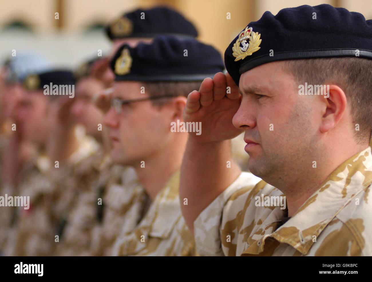 Soldiers, sailors and airmen serving with the Multinational Division ...