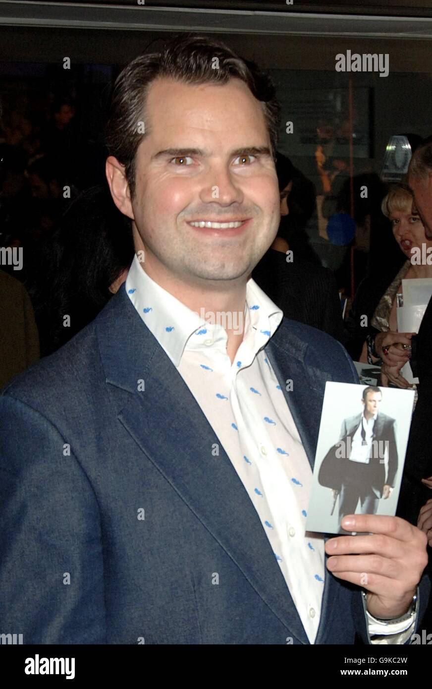 Jimmy carr arrives world premiere royal performance casino royale hi ...