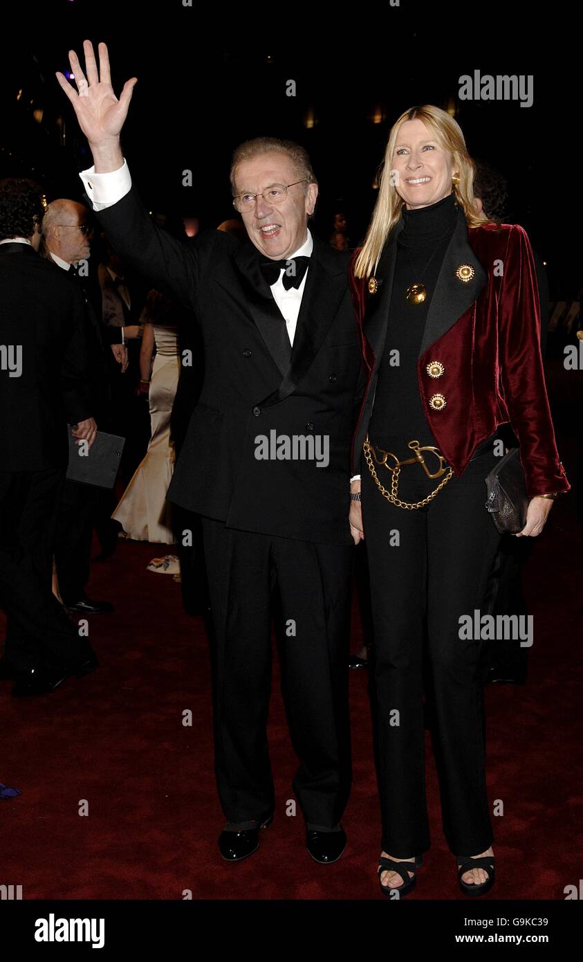 Sir David Frost and his wife Lady Carina arrive for the World Premiere ...