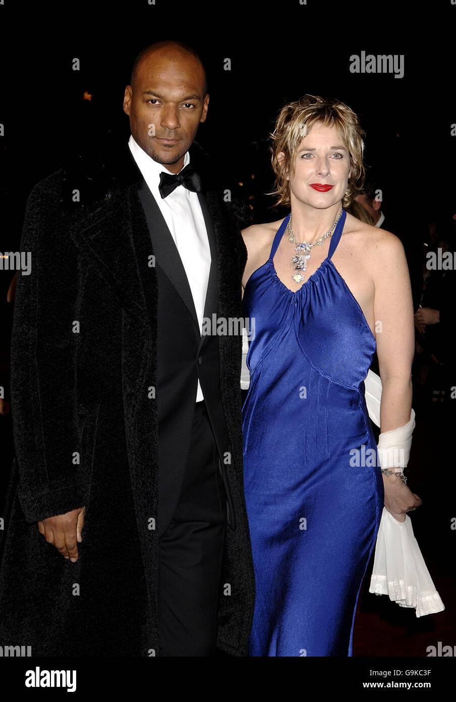 Colin Salmon and Fiona Hawthorne arrive for the World Premiere and ...
