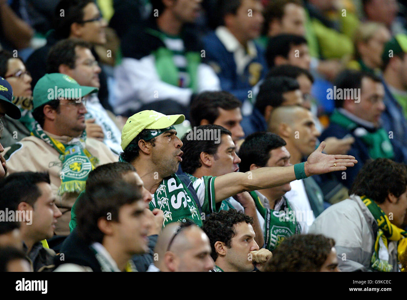 Sporting lisbons fans support the team hi-res stock photography and ...