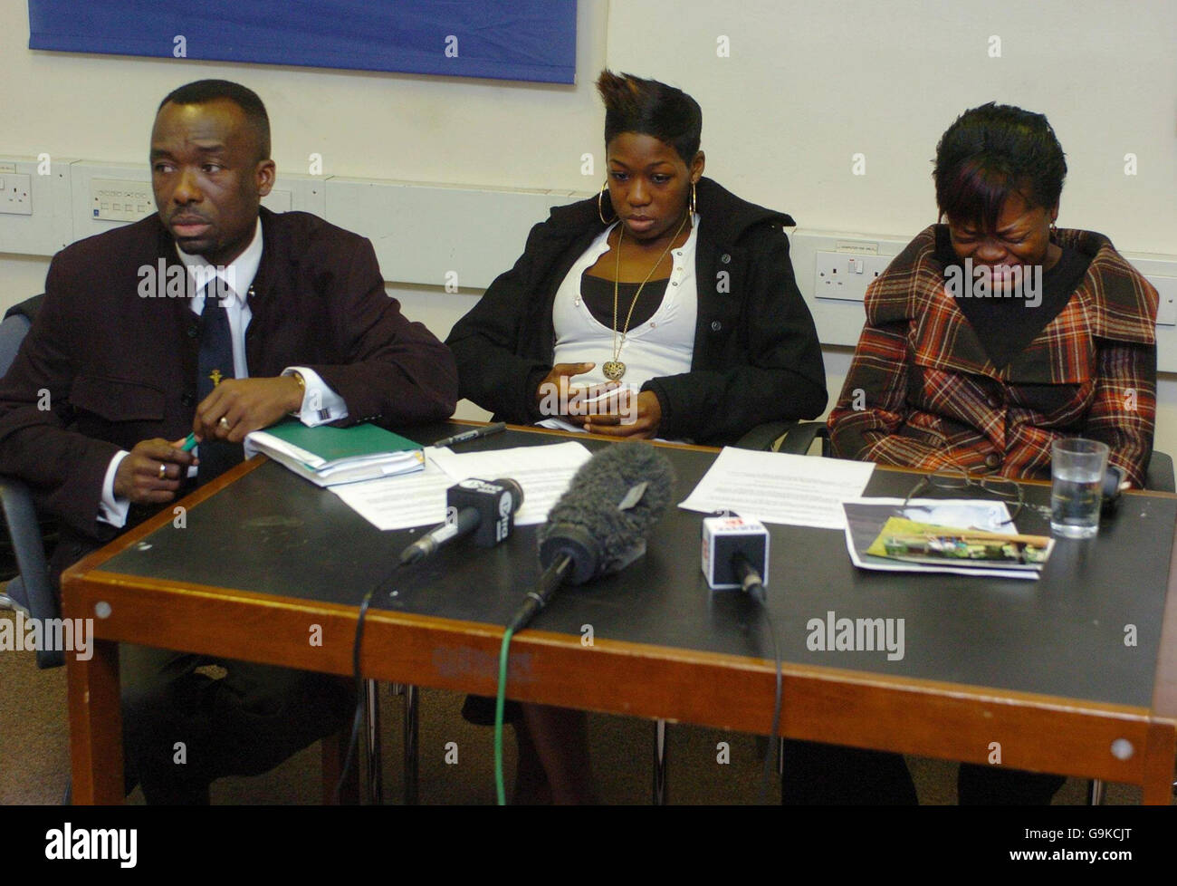 Isaac, Maureen (right) and Amanda (centre) Attram, the parents and ...