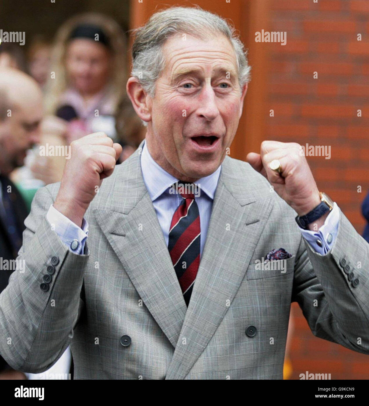 The Prince of Wales during a visit to the Engine House Community ...