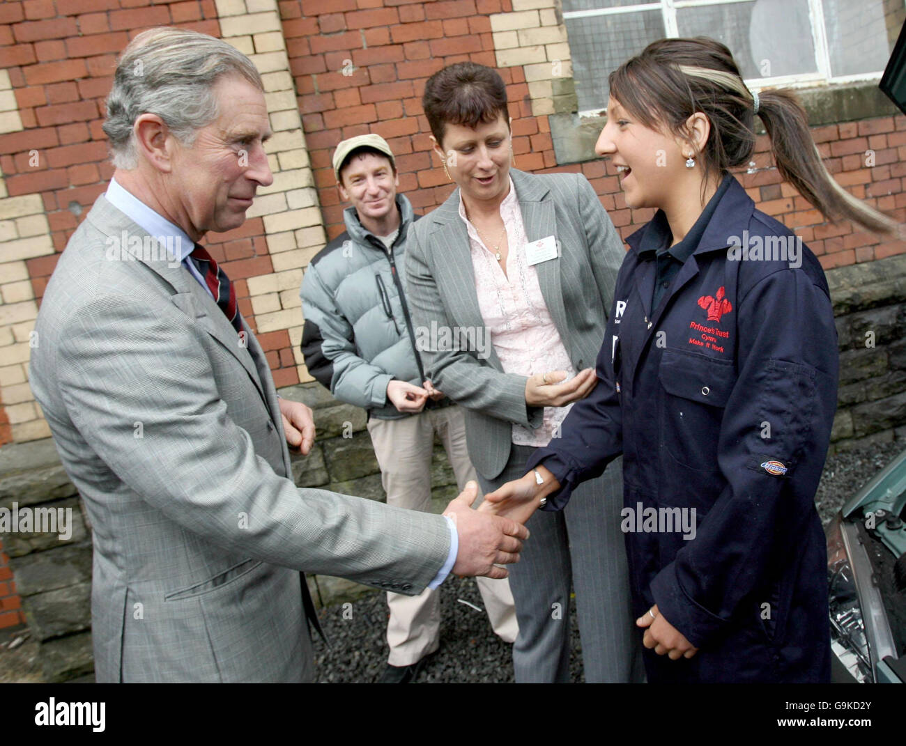 His Royal Highness the Prince of Wales meets Prince's Trust member ...