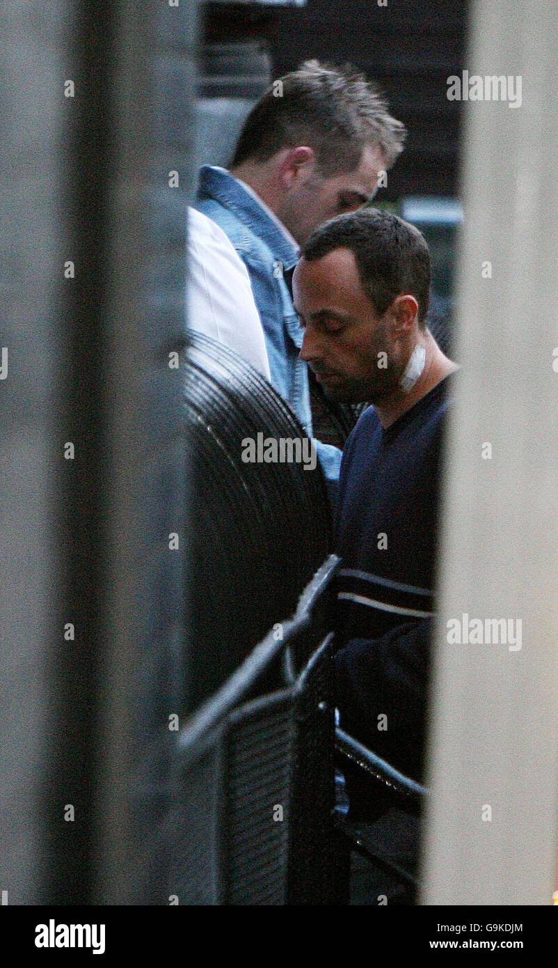 Is charged with killing his two children abigail crampton hi-res stock ...