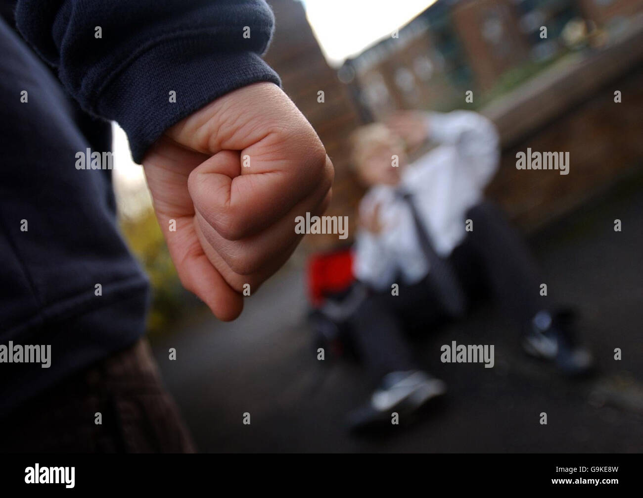 Bully bullied bullying school hli uig flexipics hi-res stock ...