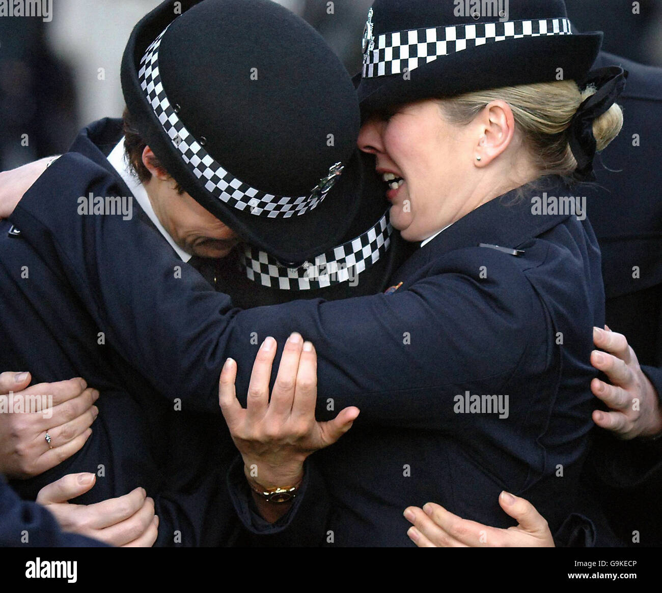 Memorial of WPC Sharon Beshenivsky in Bradford Stock Photo - Alamy