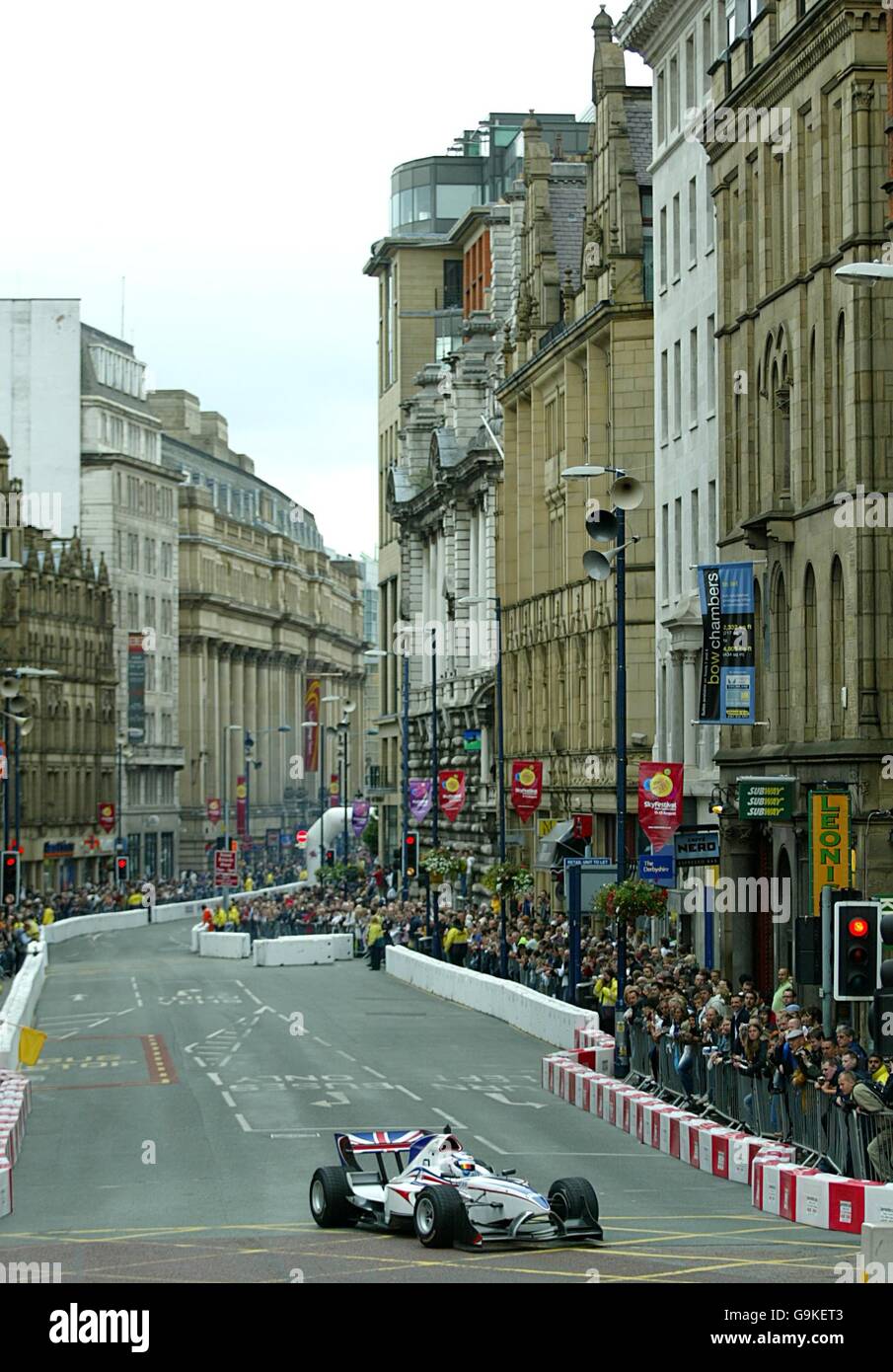 Motor Sport - A1 Grand Prix - Street Demonstration - Manchester Stock ...