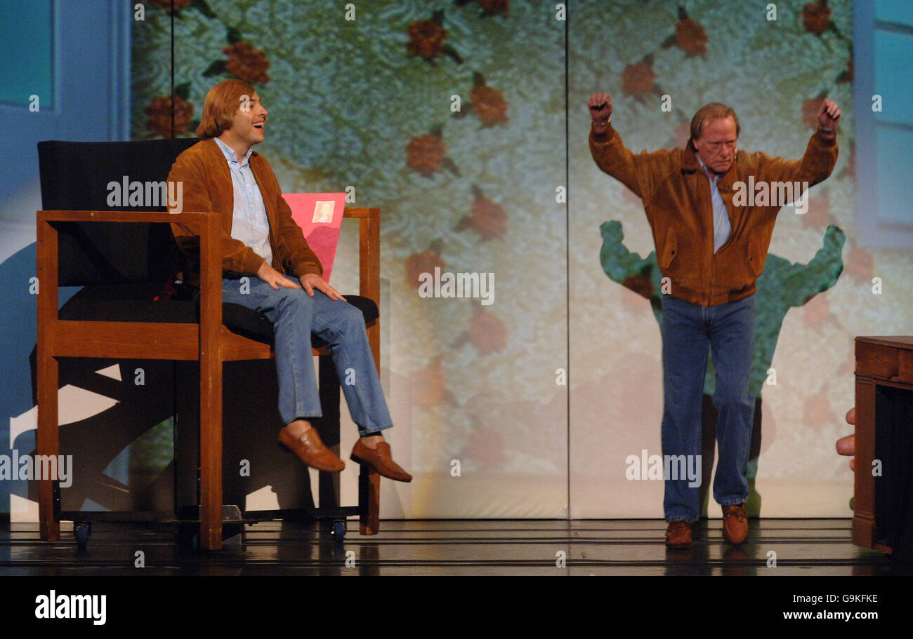 David Walliams (left) and Dennis Waterman in a special Comic Relief ...