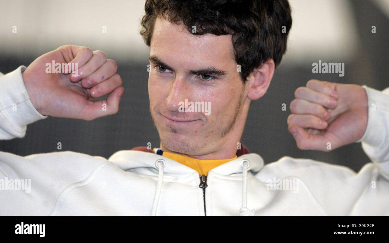 Andrew murray opens extension scottish national tennis centre hi-res ...