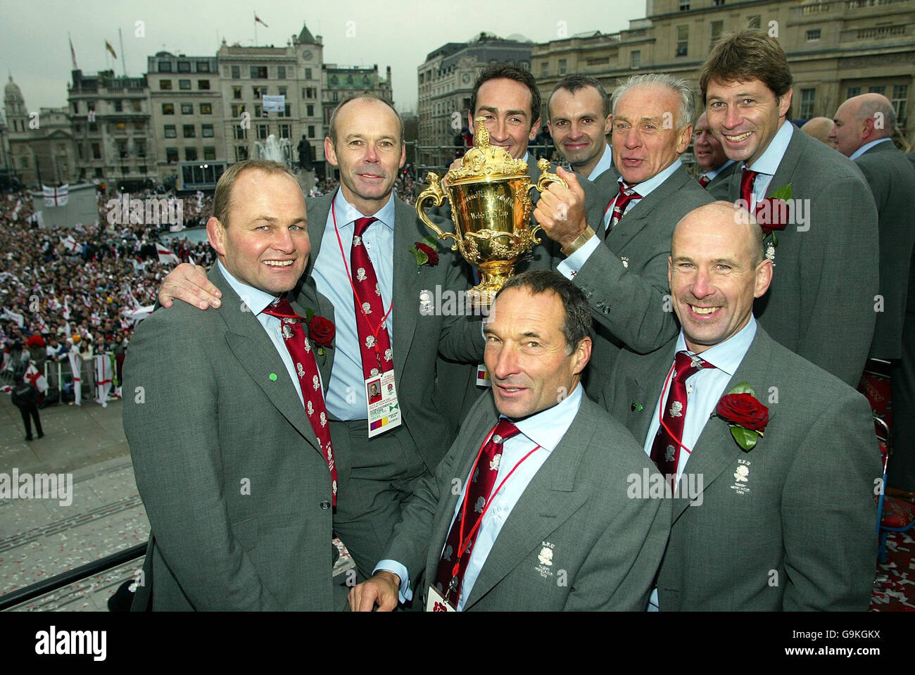 Englands rugby winning world cup coach hi-res stock photography and ...
