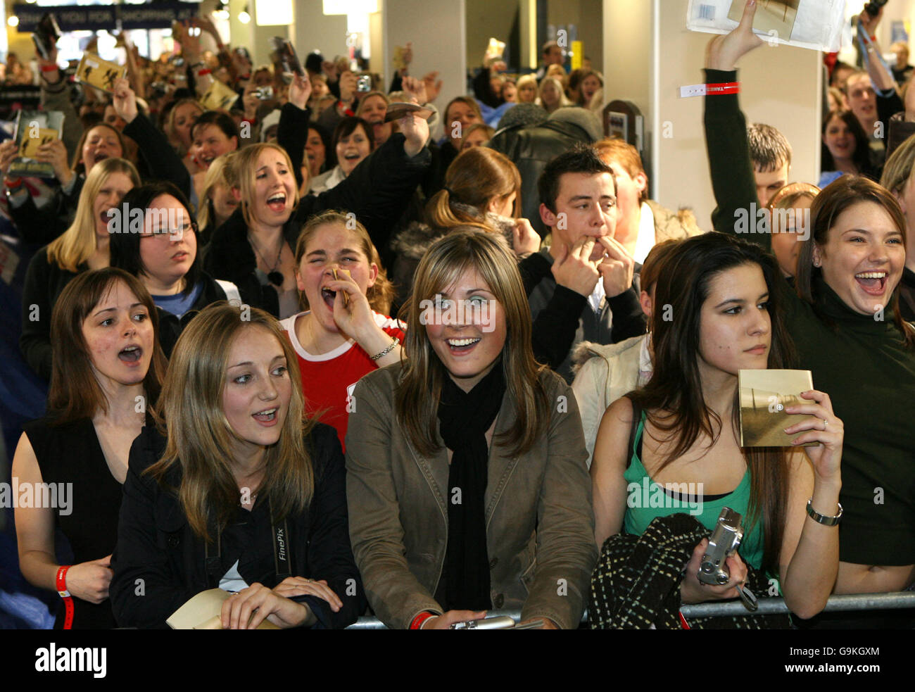 Take That Signing Session Stock Photo - Alamy