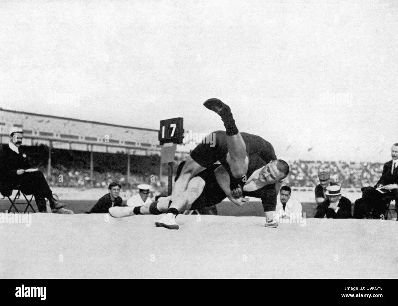 Greco-Roman Wrestling - London Olympic Games 1908 - Light Heavyweight ...