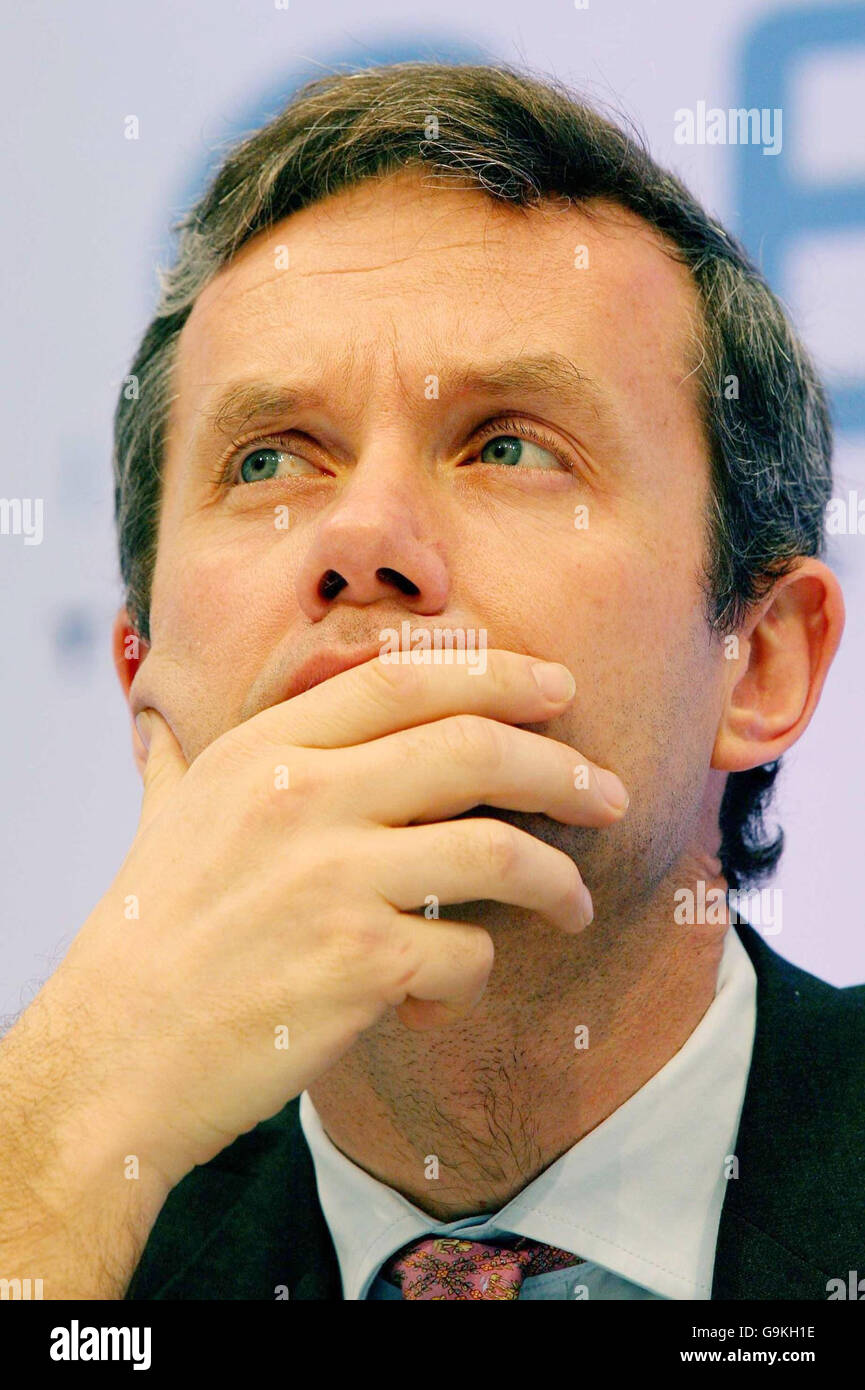 Stephen Nelson, Chief Executive of BAA plc, addresses the Confederation ...