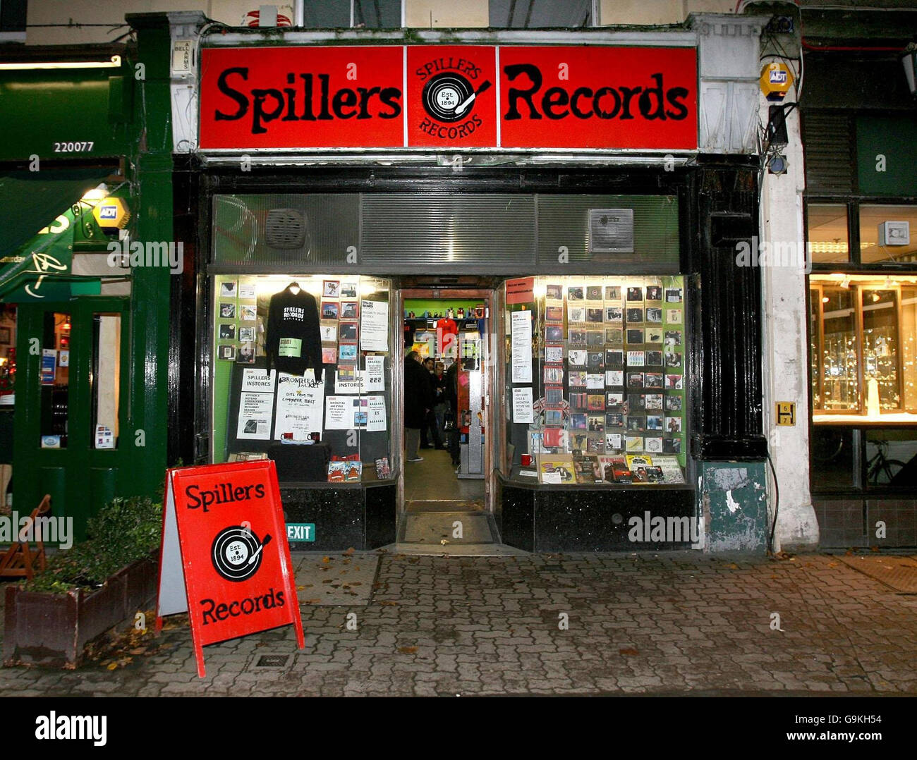 Campaign to save the world's oldest record shop Stock Photo - Alamy