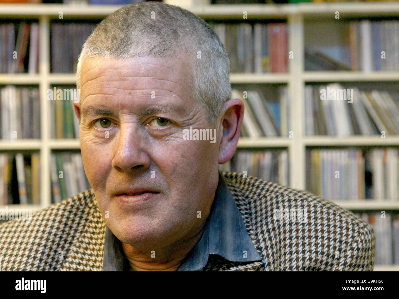 Nick Todd, owner of Spillers Records, sits inside his shop in Cardiff ...