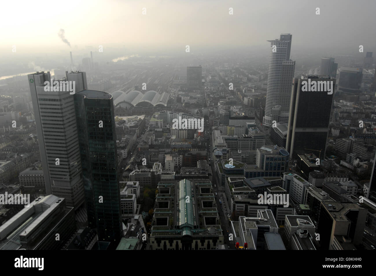Germany, Frankfurt, City View. View of Frankfurt from Main Tower Stock ...