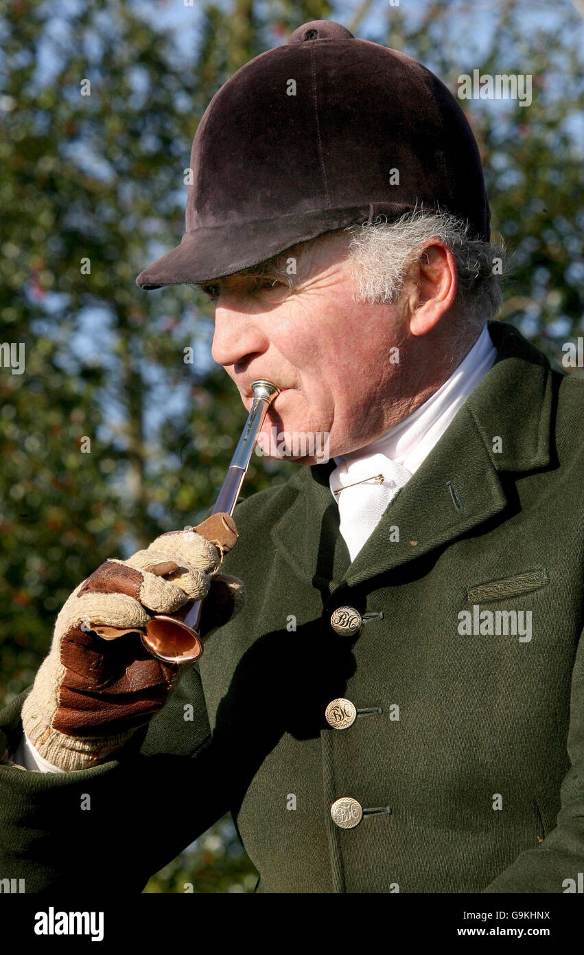 The beaufort hunt ride out across badminton estate in gloucestershire ...