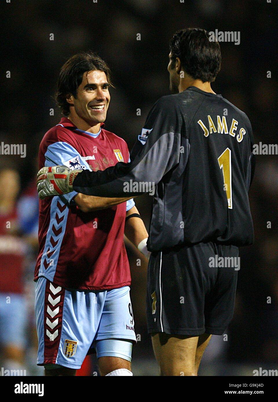 Aston villa goalkeeper david james hi-res stock photography and images ...