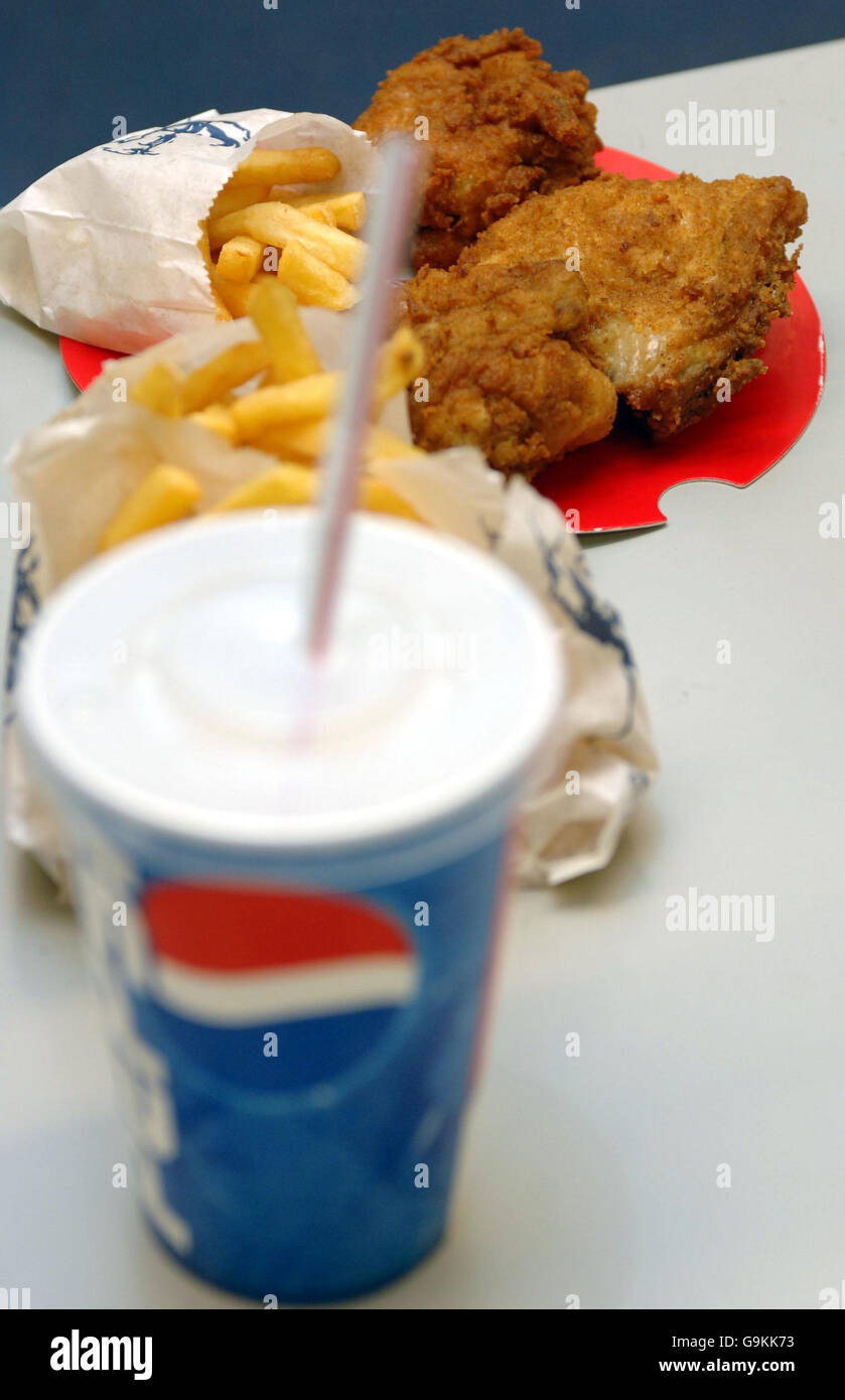 KFC pedges to stop using unhealthy trans fats Stock Photo - Alamy