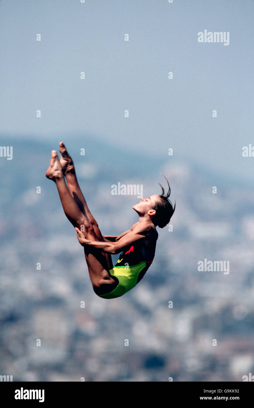 Barcelona olympic games 1996 diving womens 10m platform hi-res stock ...