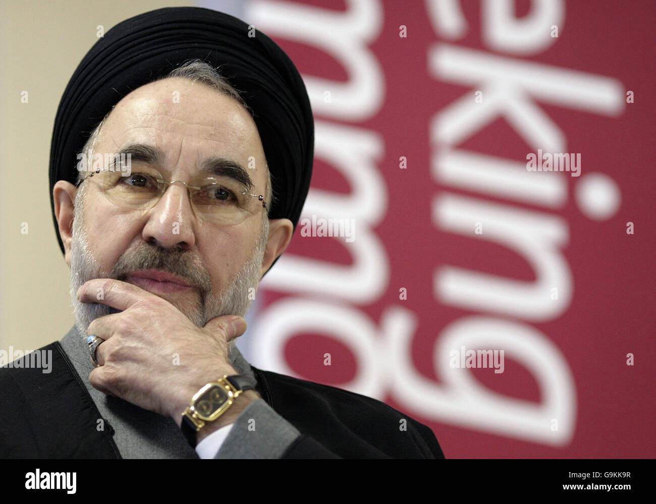 Former President of Iran Mohammad Khatami addresses British Muslims ...