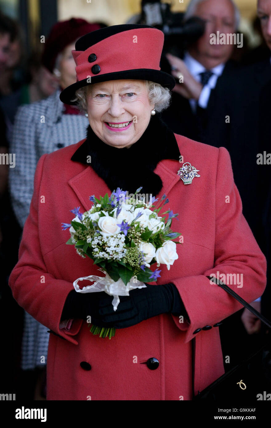 Queen Elizabeth II and Duke of Edinburgh visit Crawley Stock Photo - Alamy