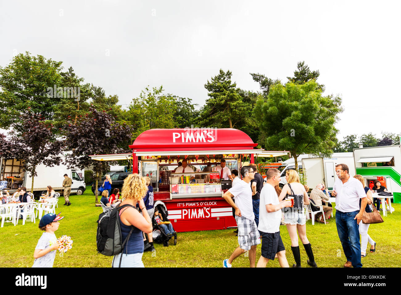Pimm's drink drinks stall selling alcohol posh drink for yuppies pimms ...